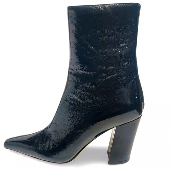 Jimmy Choo | Shoes | Jimmy Choo Zadie Black Leather Zip Ankle Booties Us 5 46 | Poshmark